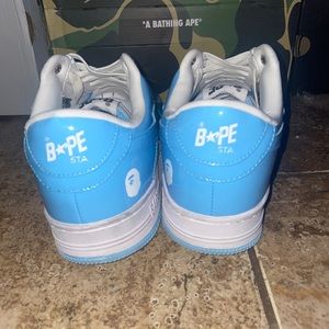 Bape | Shoes | Light Blue N White Bapestas | Poshmark